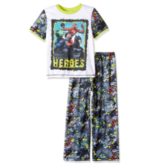 Justice | Matching Sets | Justice League Big Boys Mesh 2pc Sleepwear ...
